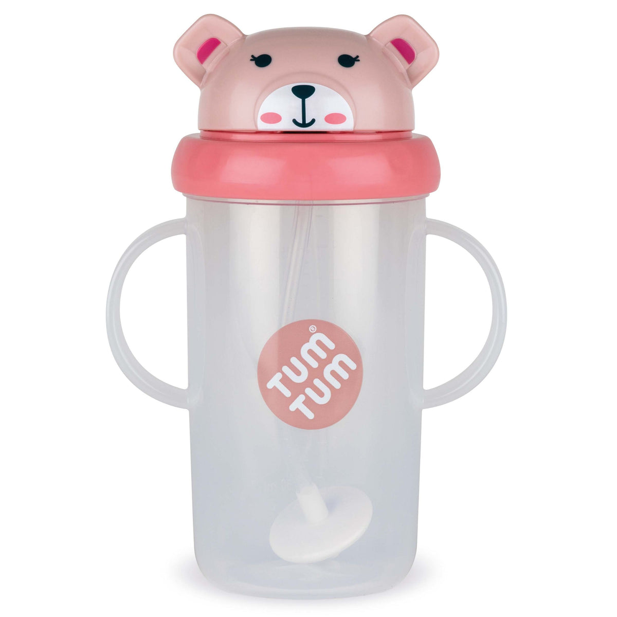 TUM TUM Tippy Up Free Flow Sippy Cup With Weighted Straw, Betsy Bear ...